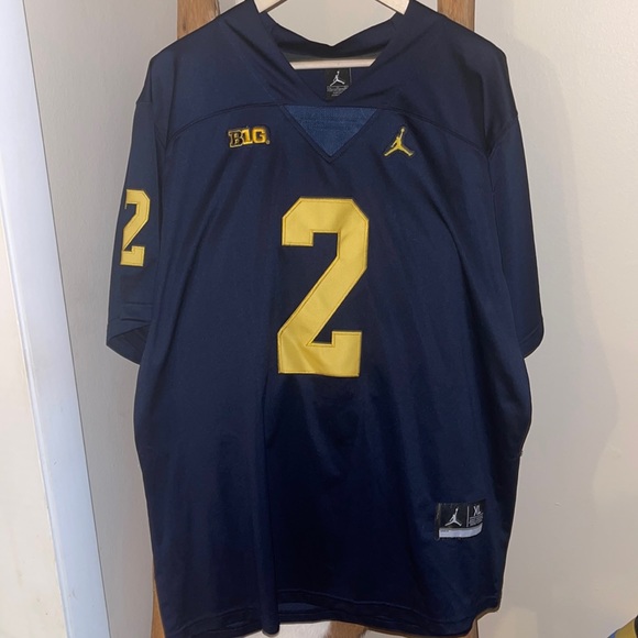 Jordan | Shirts | Nwot Jordan University Of Michigan Football Jersey ...